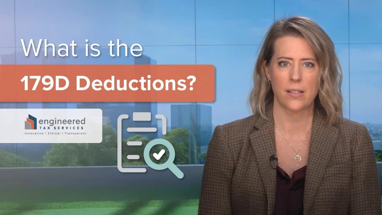 What is the 179D Deduction? - Engineered Tax Services