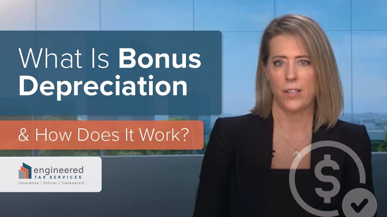 What is Bonus Depreciation and How Does it Work? - Engineered Tax Services
